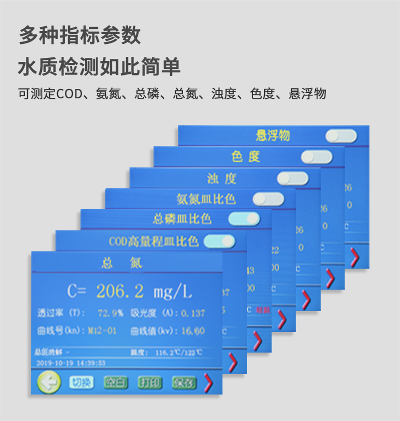 多参数污水水质测定仪5B-6C(V12)